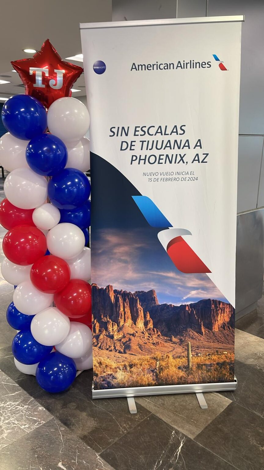 American Airlines inaugura vuelo directo Phoenix -Tijuana – BC Reporteros